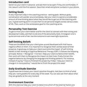 Life Coaching Journal With Tools, Exercises, Tips and Templates Great ...