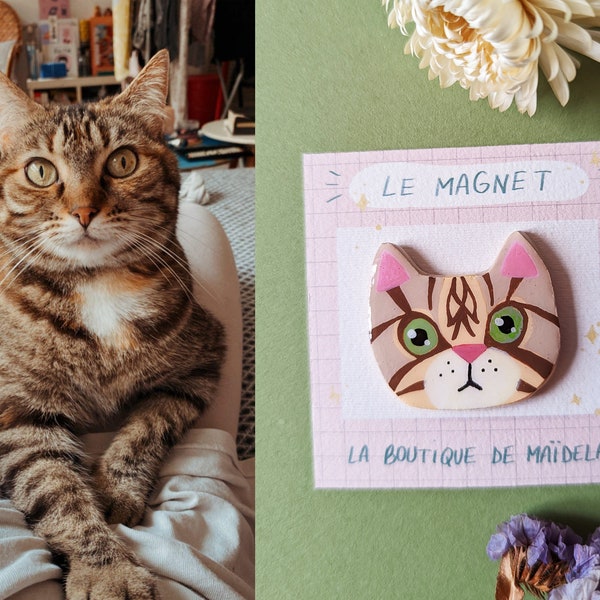 Photo Magnet Cat - Etsy