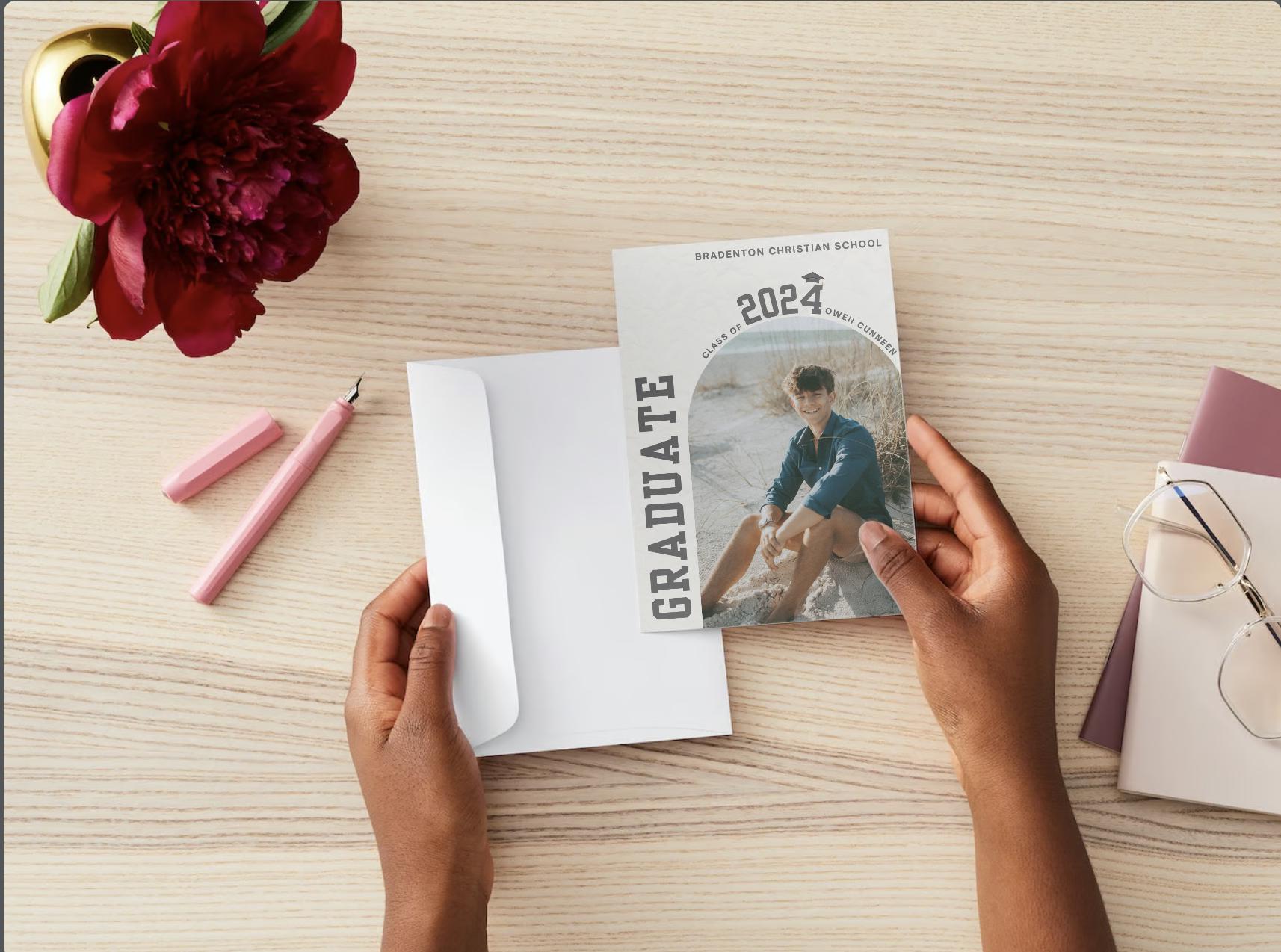 Modern Sporty Graduation Invitation - Etsy