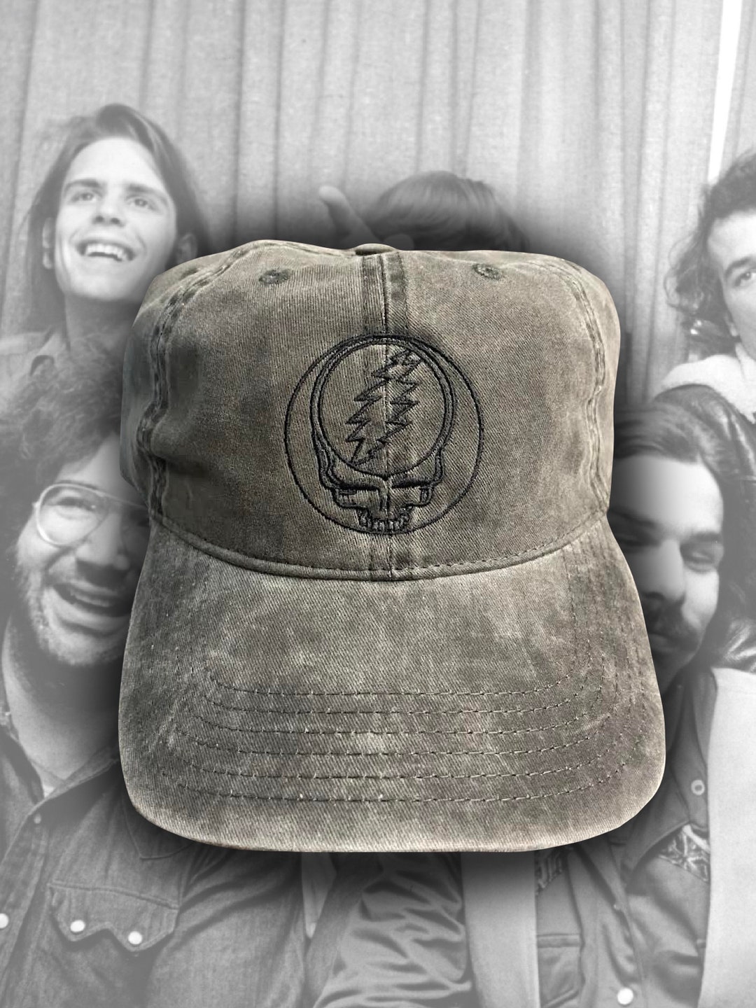Custom Grateful Dead 13 Point Bolt Dad Hat - Etsy