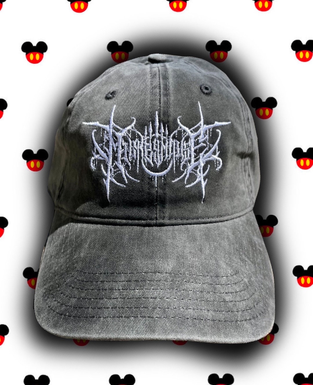 Mickey Mouse Death Metal Hat - Etsy