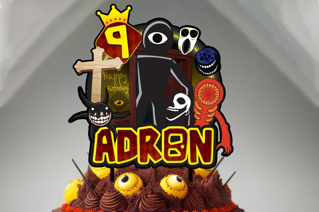 Personalized DOORS Roblox Cake Topper - the Perfect Addition to Your ...