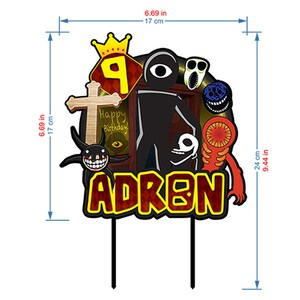 Personalized DOORS Roblox Cake Topper - the Perfect Addition to Your ...