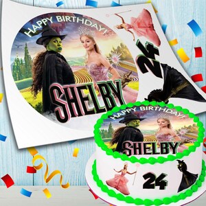 Set of 4 Wicked Edible Cake Toppers - Precut on Wafer Paper, Sugar ...