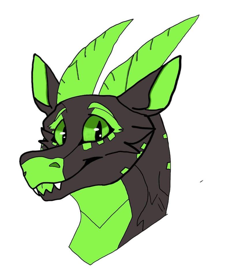 Custom Digital Fursona Head Art - Etsy