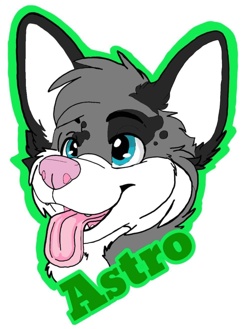 Custom Digital Fursona Head Art - Etsy