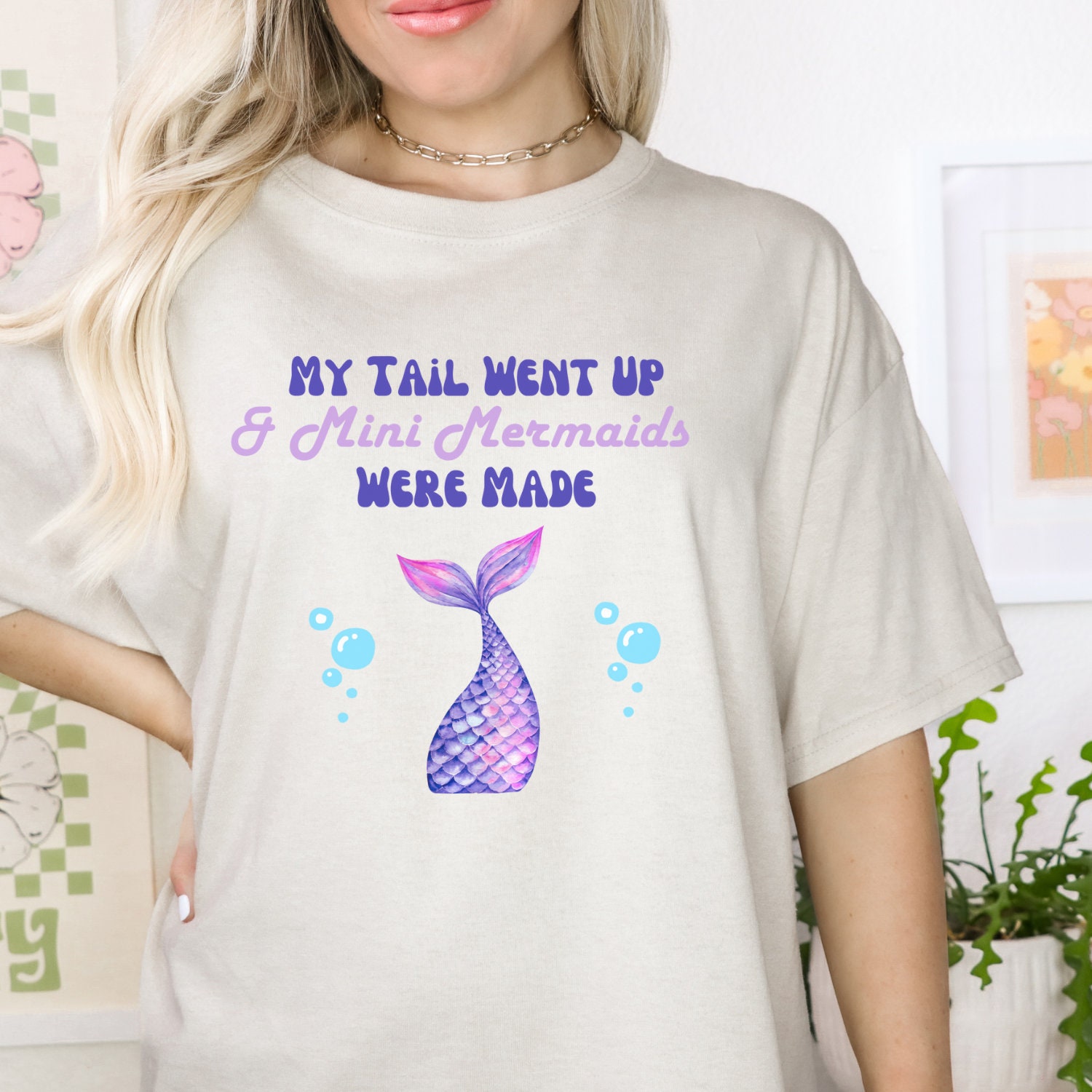 Mermaid Shirt Mermaid Shirt Women Monogram Tee Gildan 5000 Mermaid ...