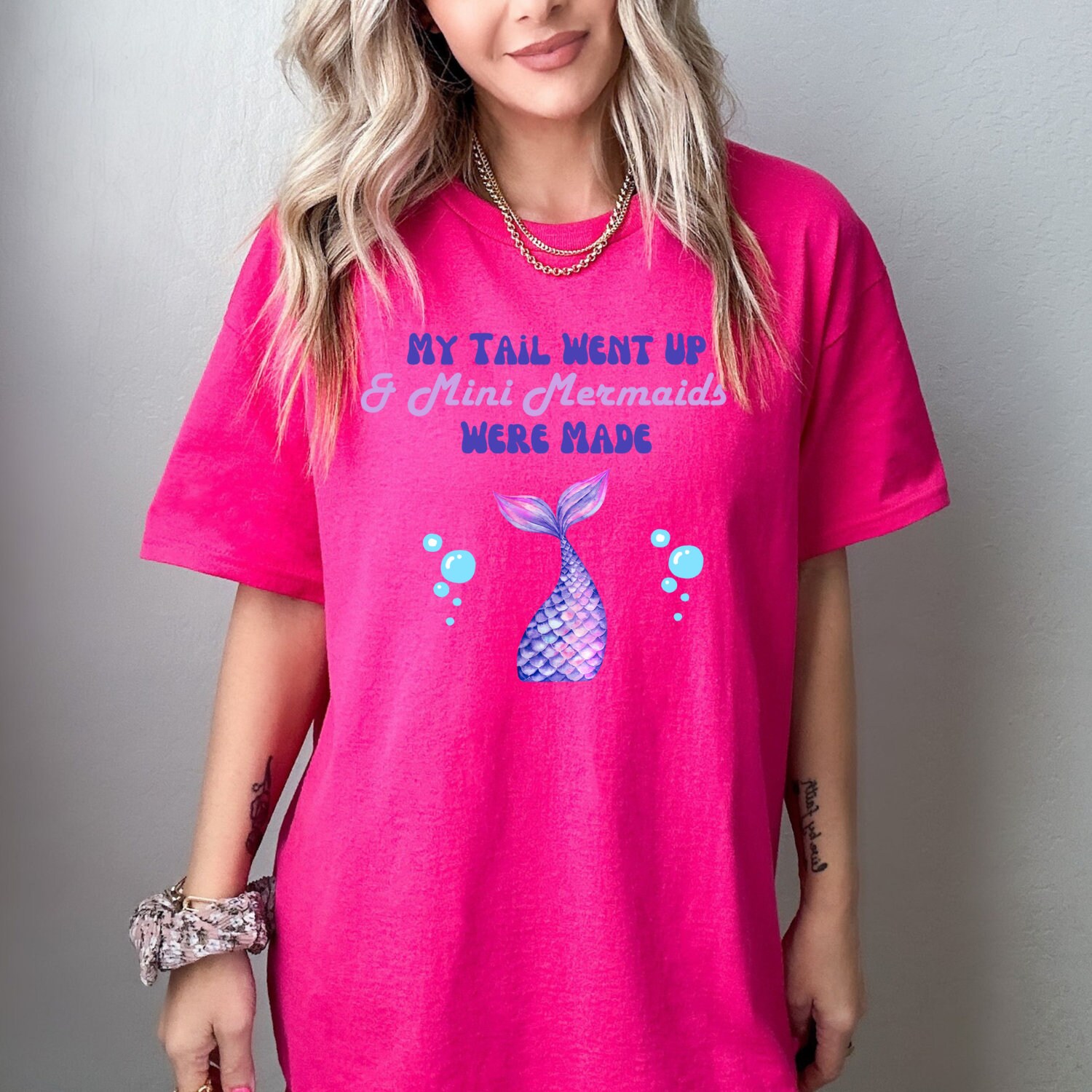 Mermaid Shirt Mermaid Shirt Women Monogram Tee Gildan 5000 Mermaid ...