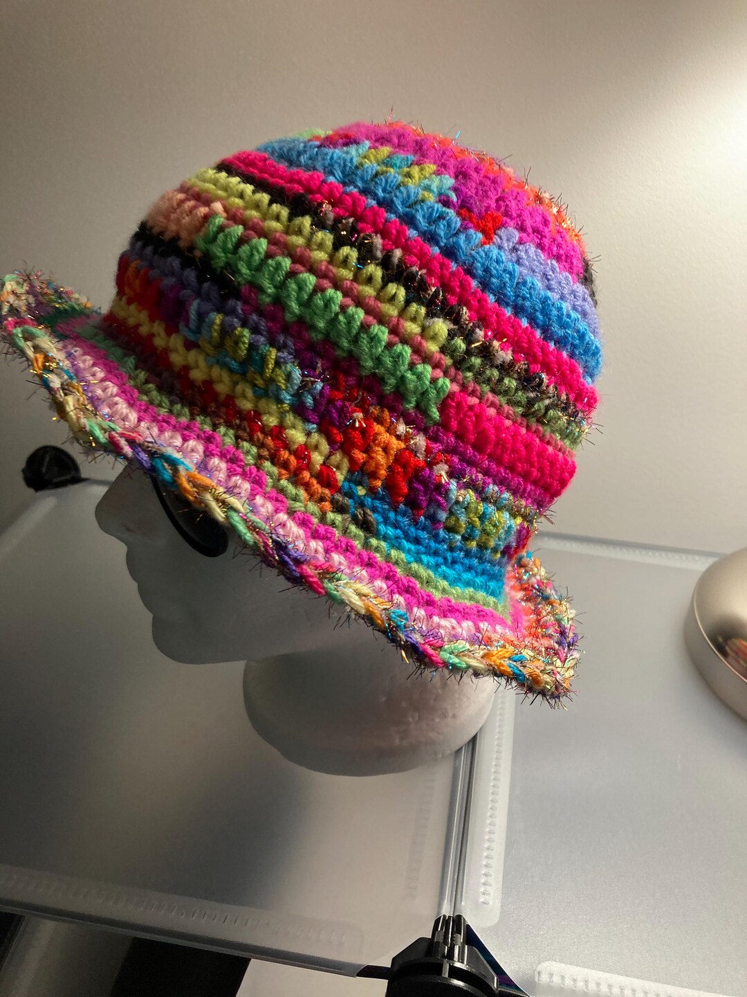 Miu Miu Inspired Multicolored Bucket Hat - Etsy