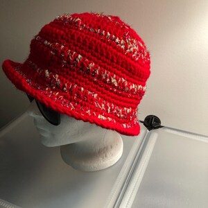 Red Sparkle Bucket Hat - Etsy