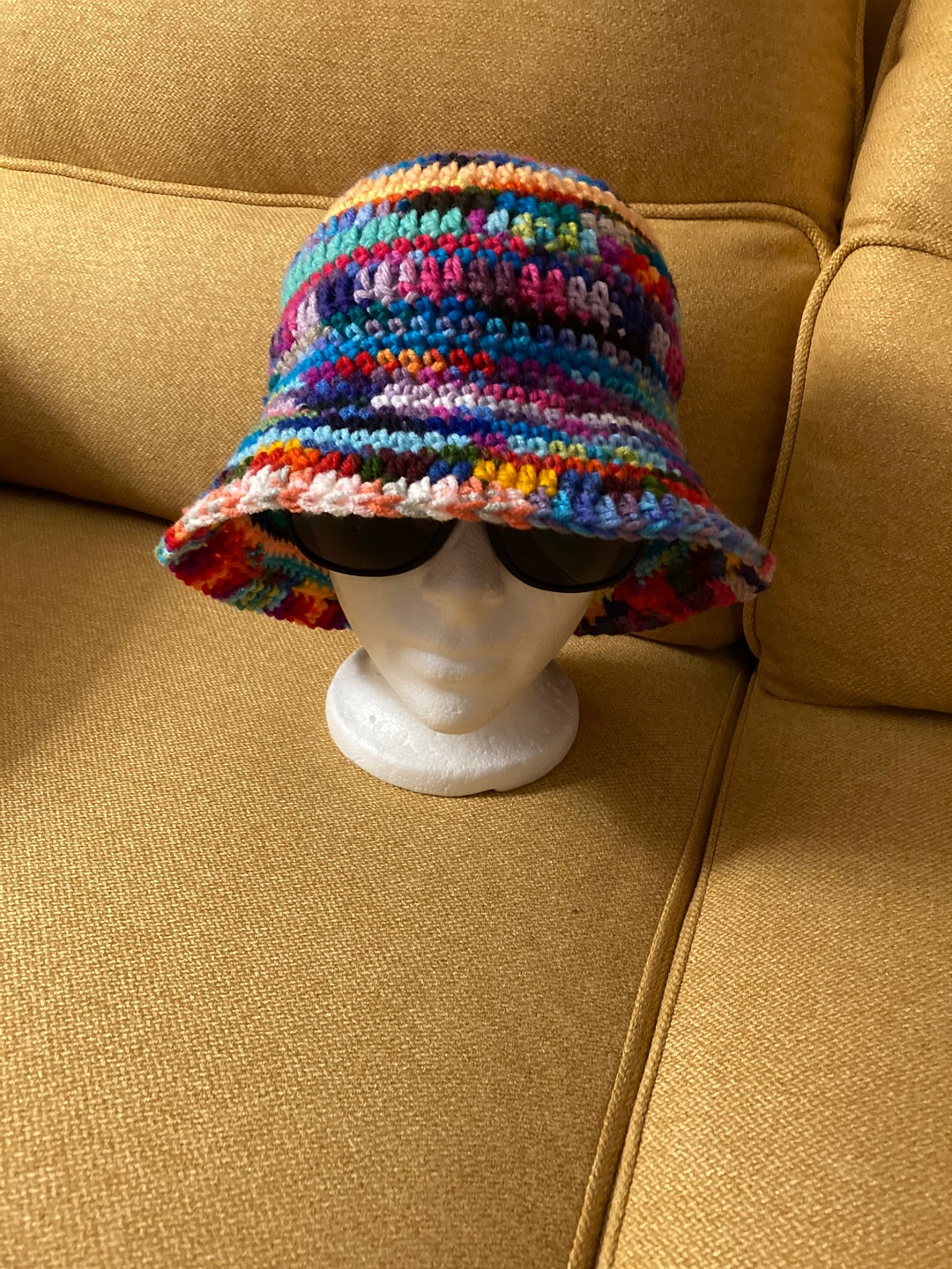 Miu Miu Inspired Crocheted Bucket Hat Mu - Etsy