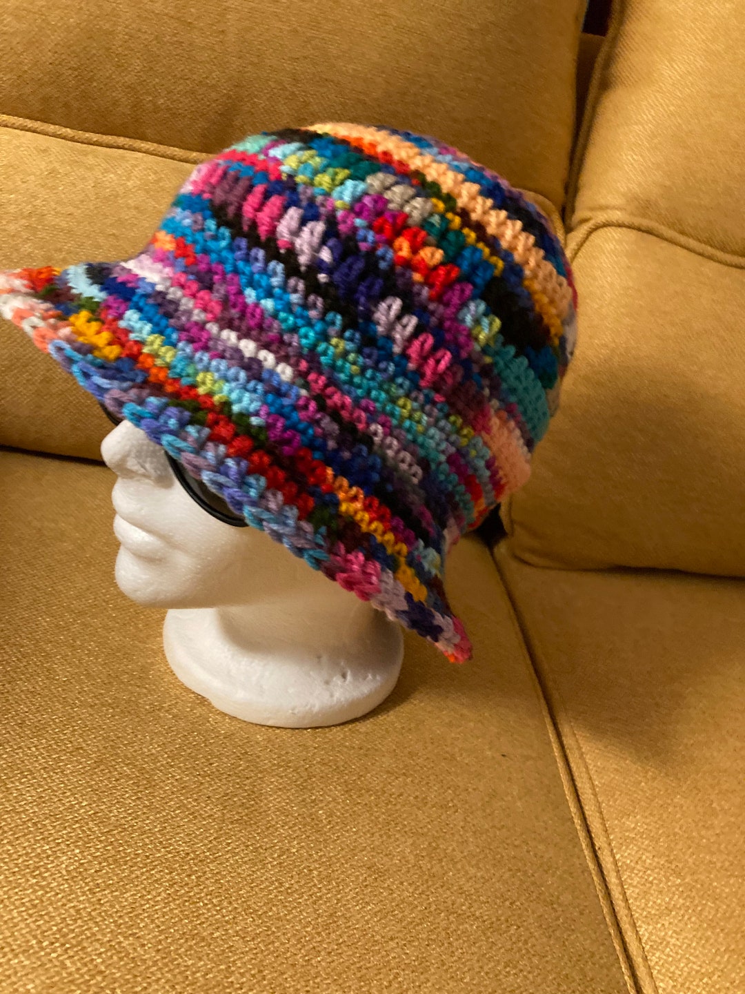Miu Miu Inspired Crocheted Bucket Hat Mu - Etsy