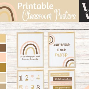 Meet the Teacher Template L Boho Rainbow Style L Value Pack - Etsy