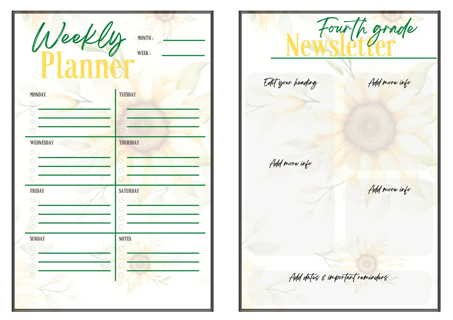 Editable Meet the Teacher L 7 in 1 Value Pack Template - Etsy