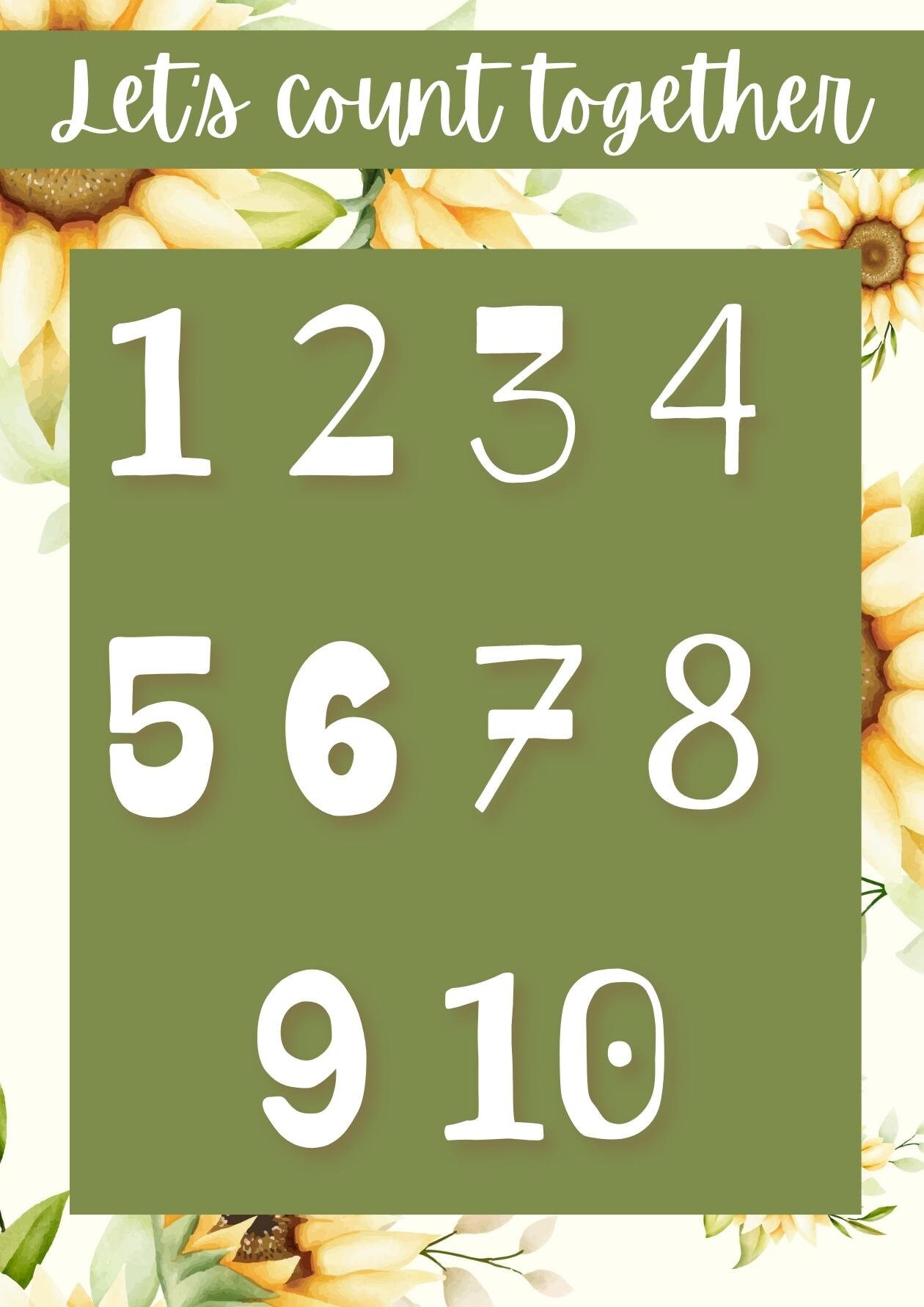 Sunflower Posters, Classroom, Bedroom, Back to School, A3 Size ...