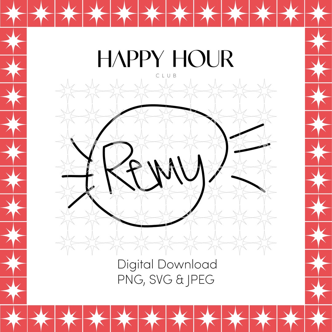 Character Autograph Remy Character Signatures Ratatouille - Etsy