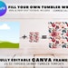 Build Your Own Happy SMILEY FACES on CANVA, Editable Fill Canva Frame ...