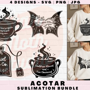 Officially Licensed - 4 ACOTAR Svg Bundle, ACOTAR Cut Files for Cricut ...