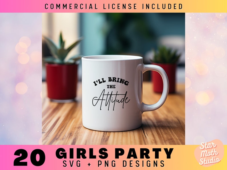 Girl Party SVG PNG Sublimation Bundle, I'll Bring the Svg, Bachelorette ...