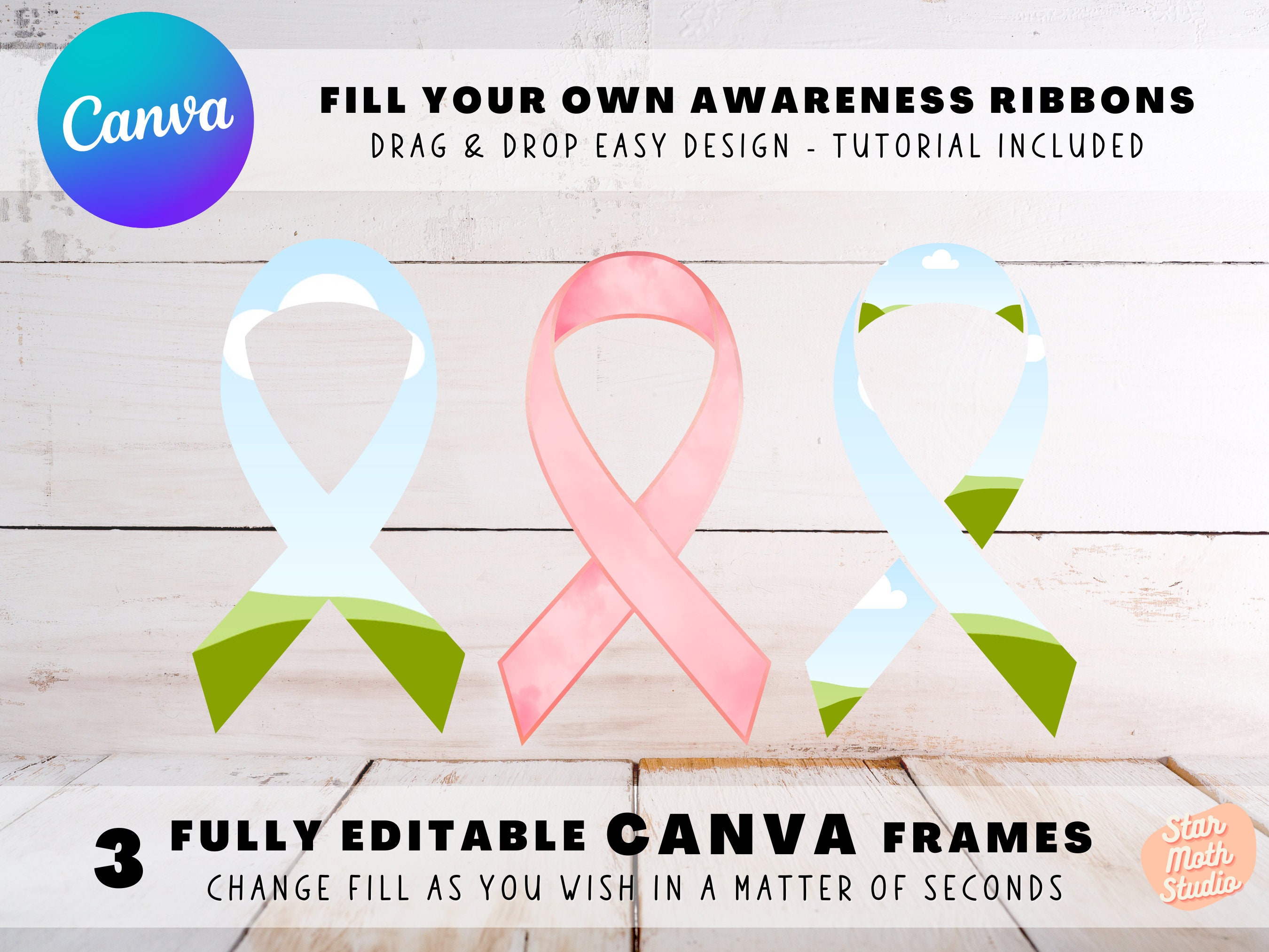 Support Ribbon Template