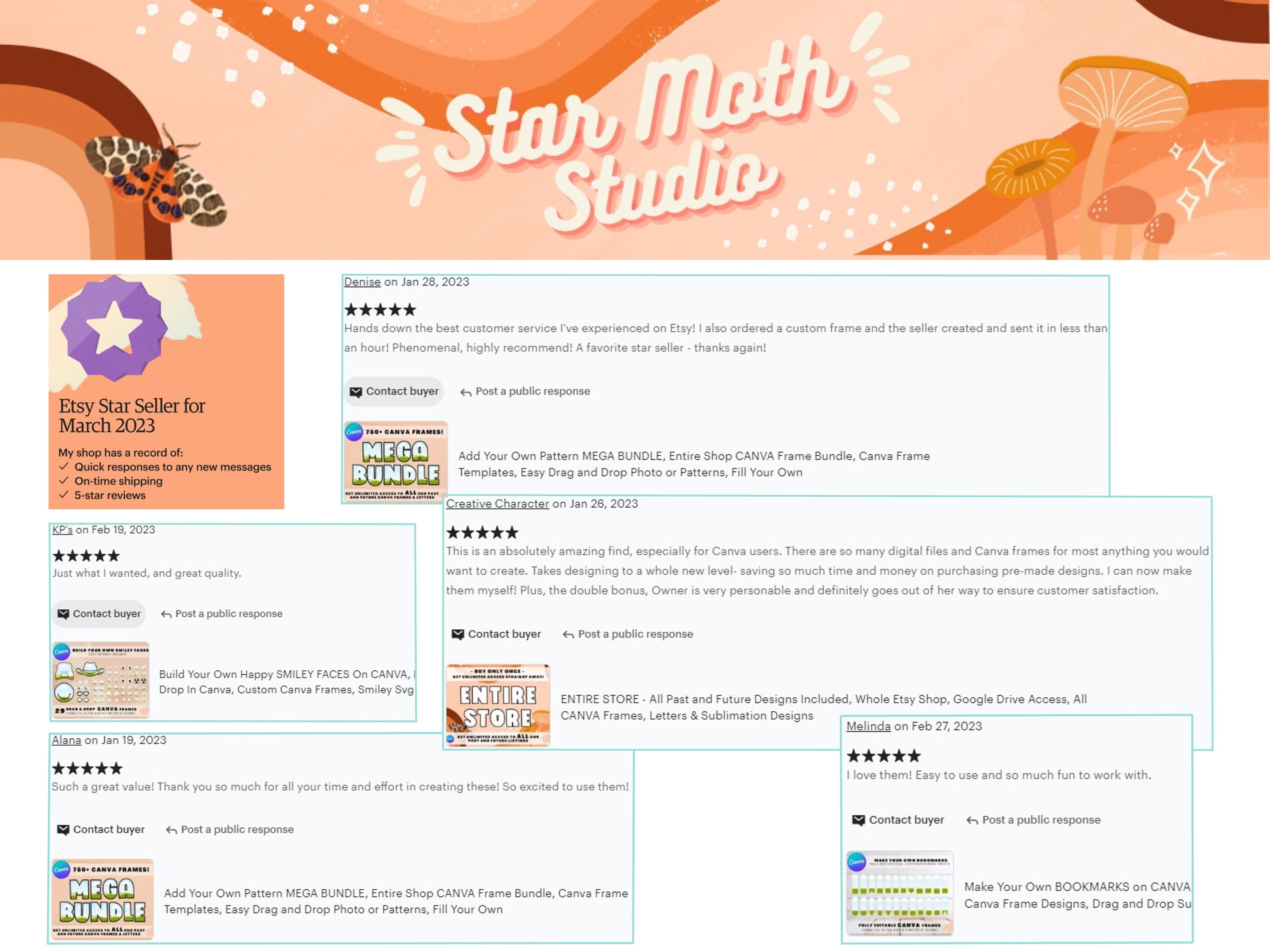 Cute Monsters Halloween CANVA FRAMES, Easy Drag and Drop Editable Canva ...
