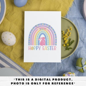 Boho Easter Rainbows PNG, Easter Png, Easter Sublimation Designs ...