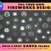 Build Your Own Happy SMILEY FACES on CANVA, Editable Fill Canva Frame ...