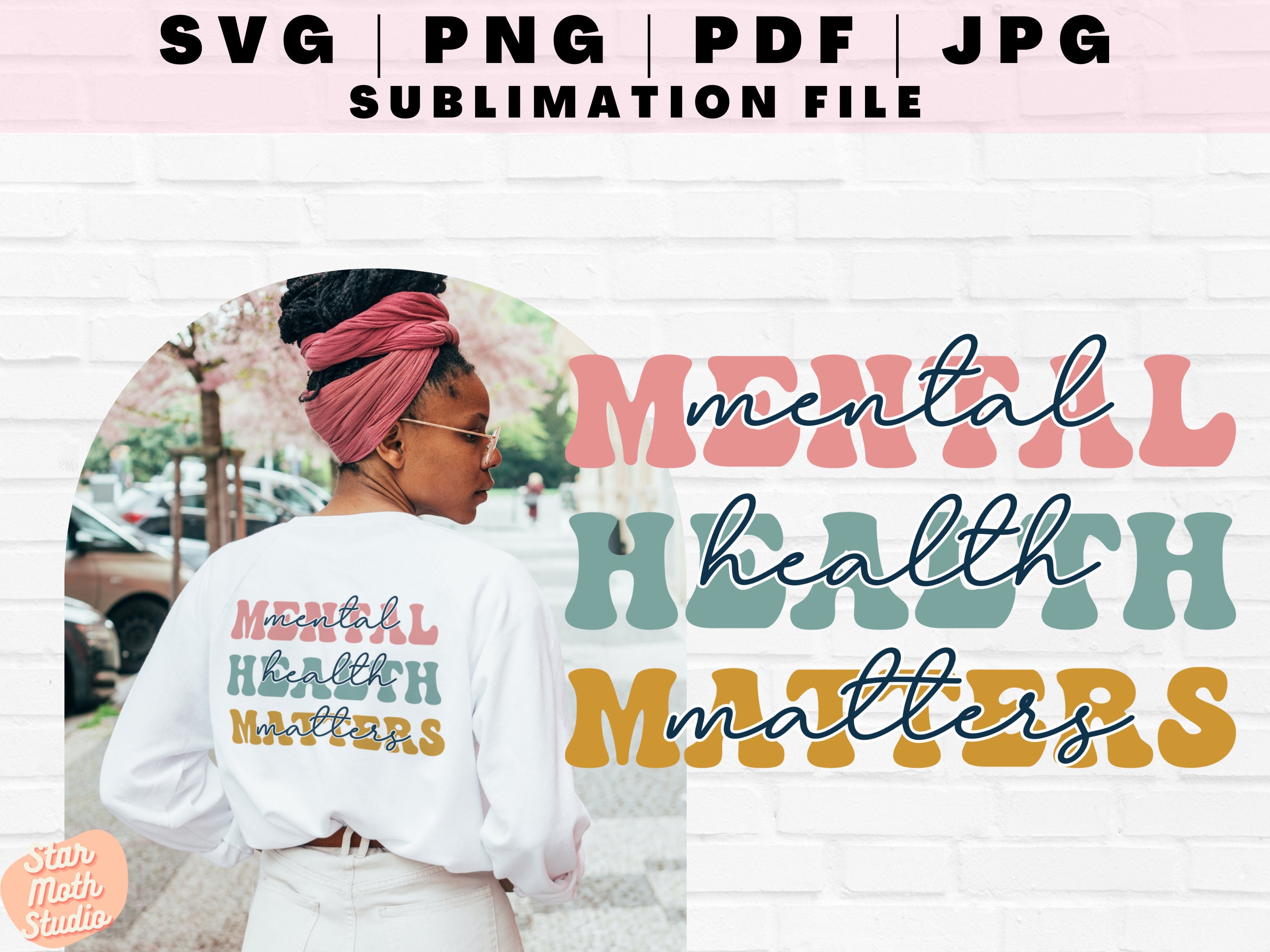 Mental Health Matters SVG Cut and Print File Mental Health - Etsy