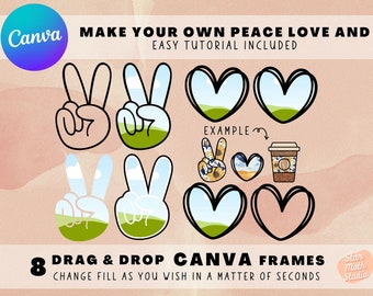 Peace and Love Instant Digital Download Svg (Instant Download) - Etsy