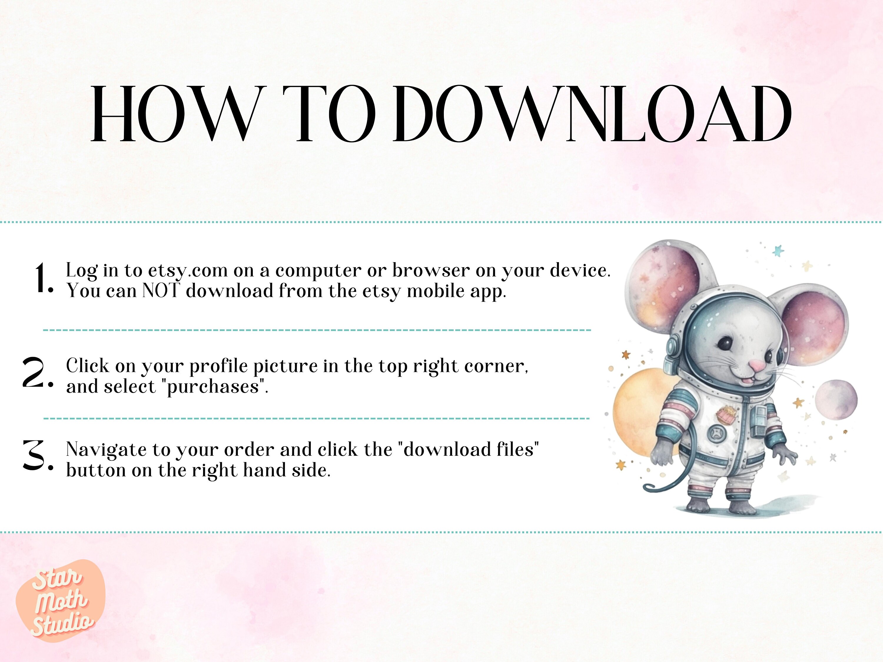 22 PNG Watercolor Adorable Space Astronaut Mice Clipart Set, Fantasy ...