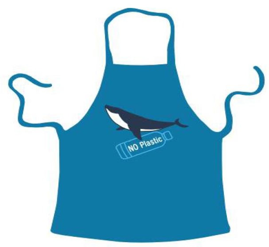 Hancraft Eco-apron Made With Recycled PET blue Dolphin - Etsy