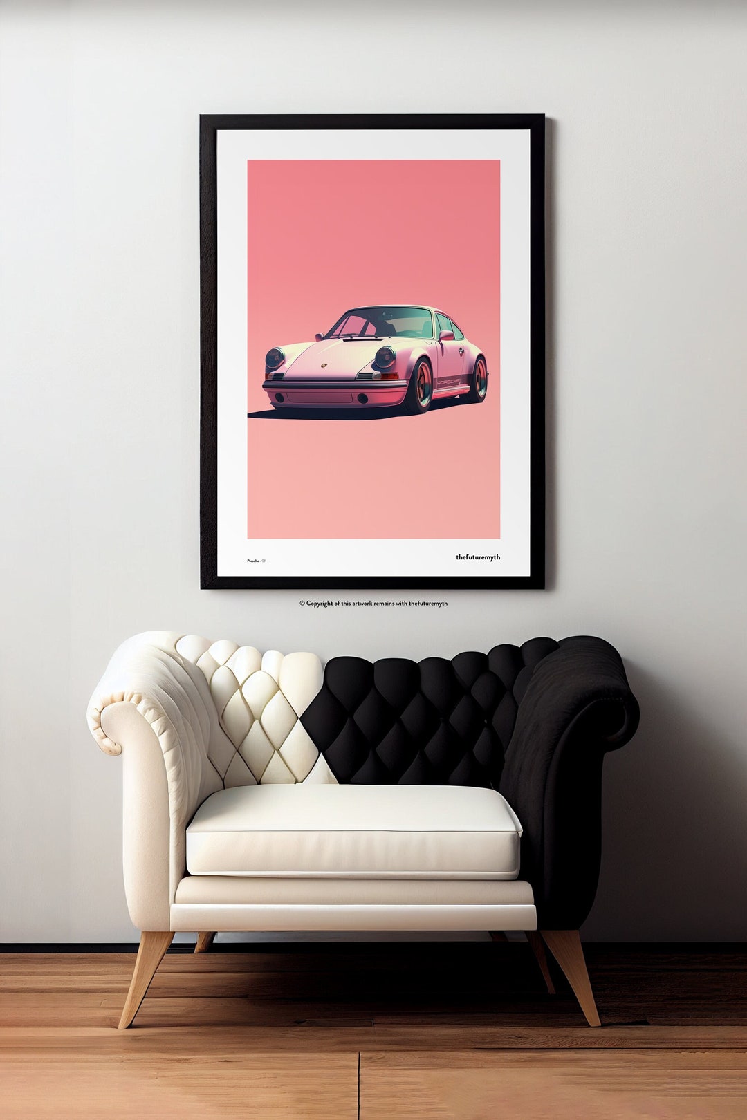 Pink Porsche 911 Porsche Wall Art Porsche Car Poster Pink - Etsy