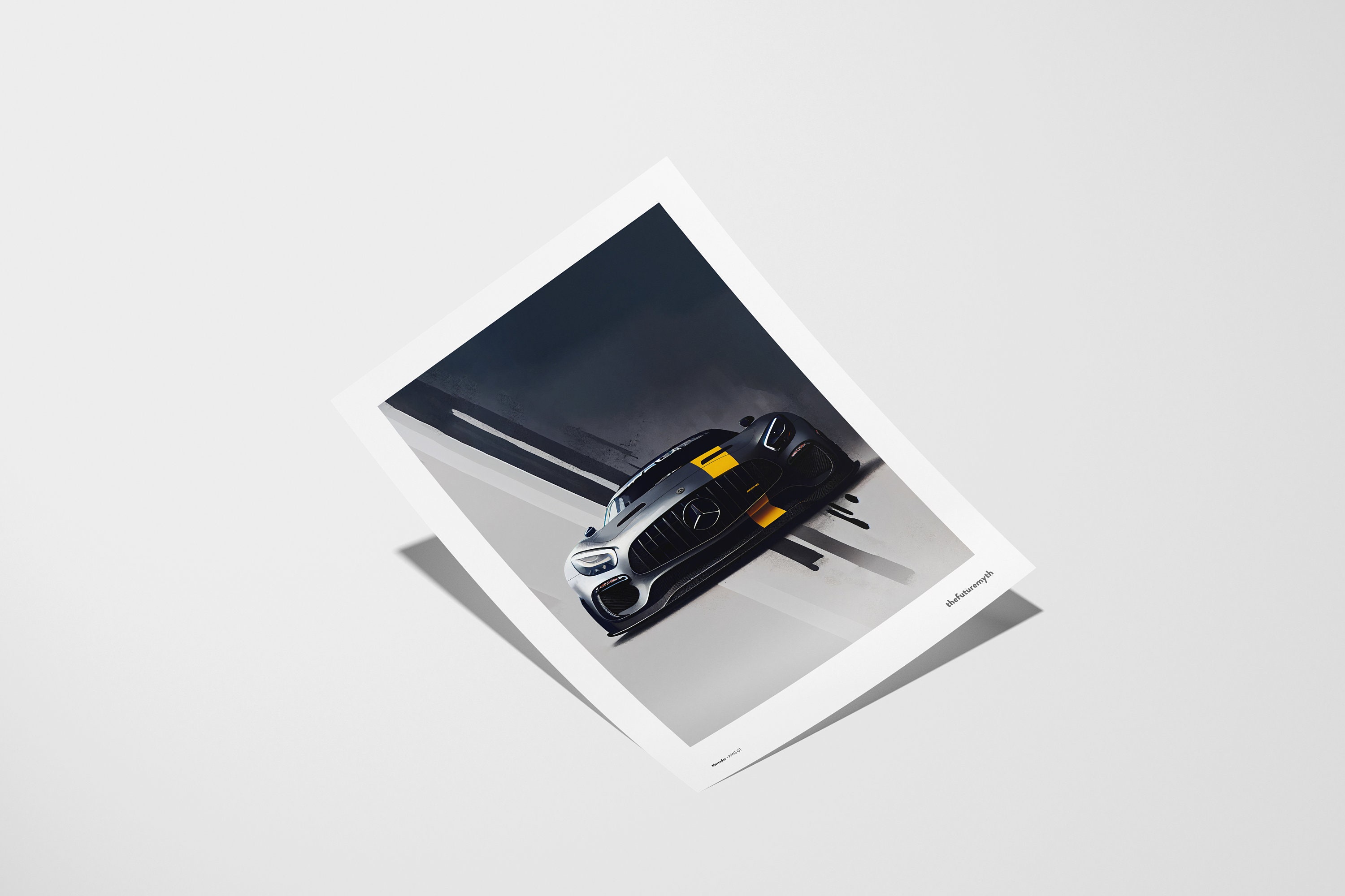 Mercedes AMG GT Car Poster Wall Art Poster Car Print - Etsy