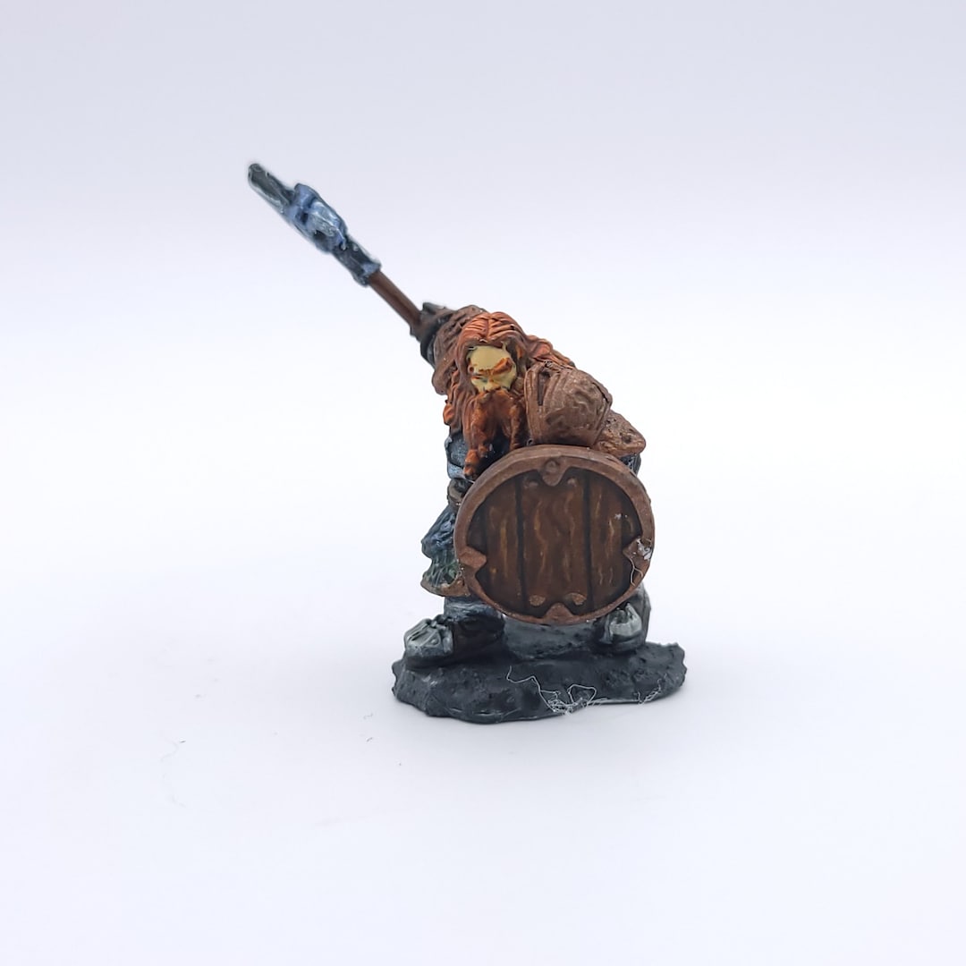 Handpainted Wood Shield Fighter Dwarf for Dungeons and Dragons Wizkids ...