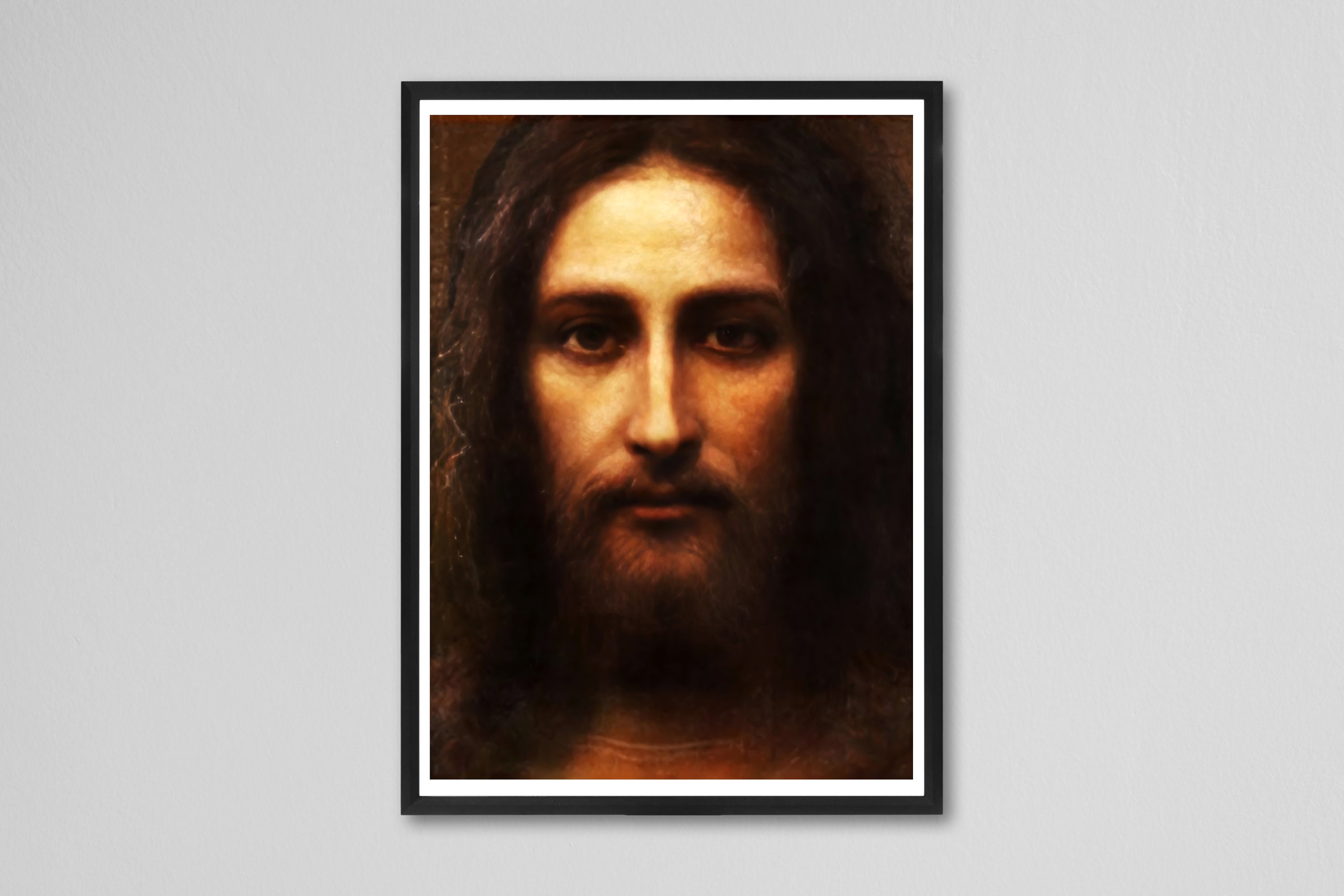 Real Face of Jesus, Jesus Art, Jesus Print, Christ Art, Christian Gifts ...