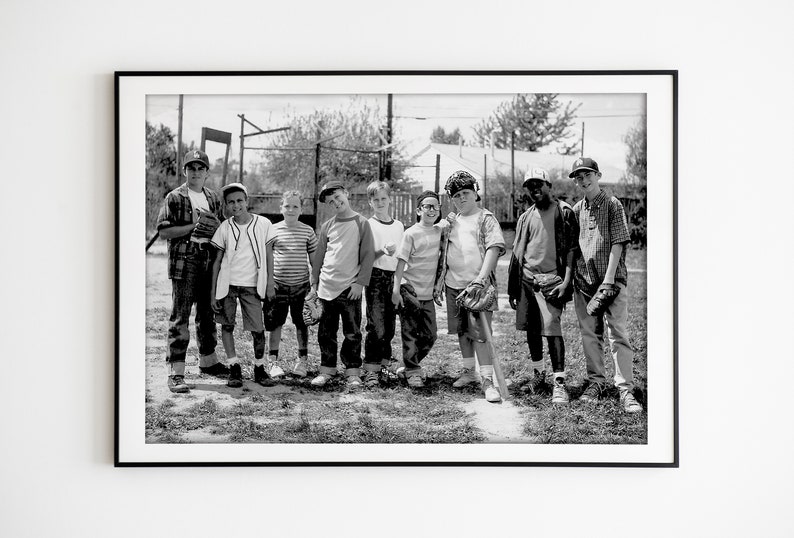 The Sandlot Movie Poster, Retro Movie Poster, Midcentury Wall Art ...