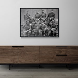 Harlem Hellfighters African American Poster, Black and White 1919 WWI ...