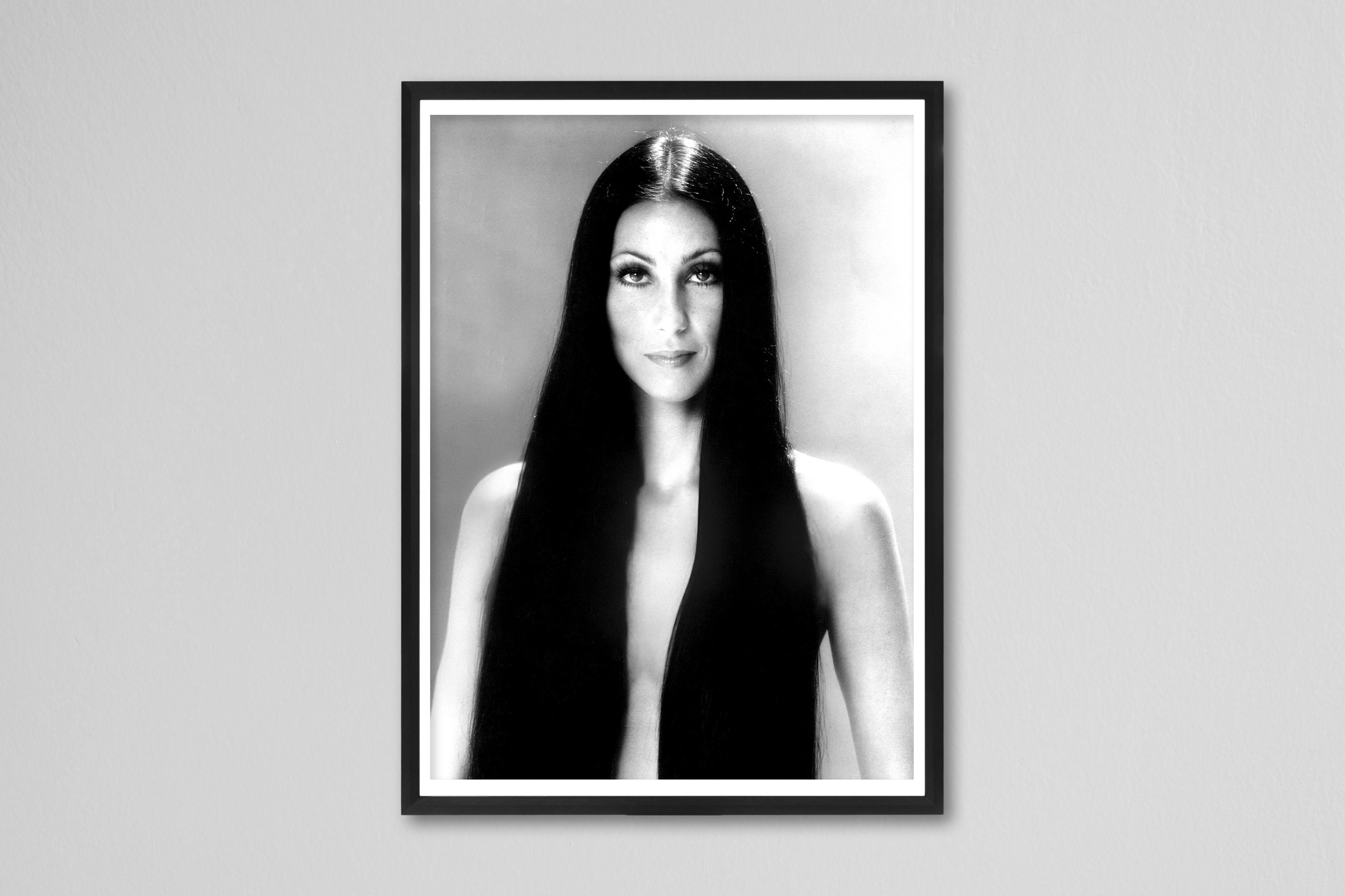 Cher Poster, Black and White, Vintage Photo, Feminist Poster, Wall Art ...