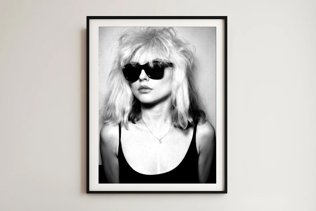 Debbie Harry Print, Black and White Poster, Blondie Debbie Harry ...