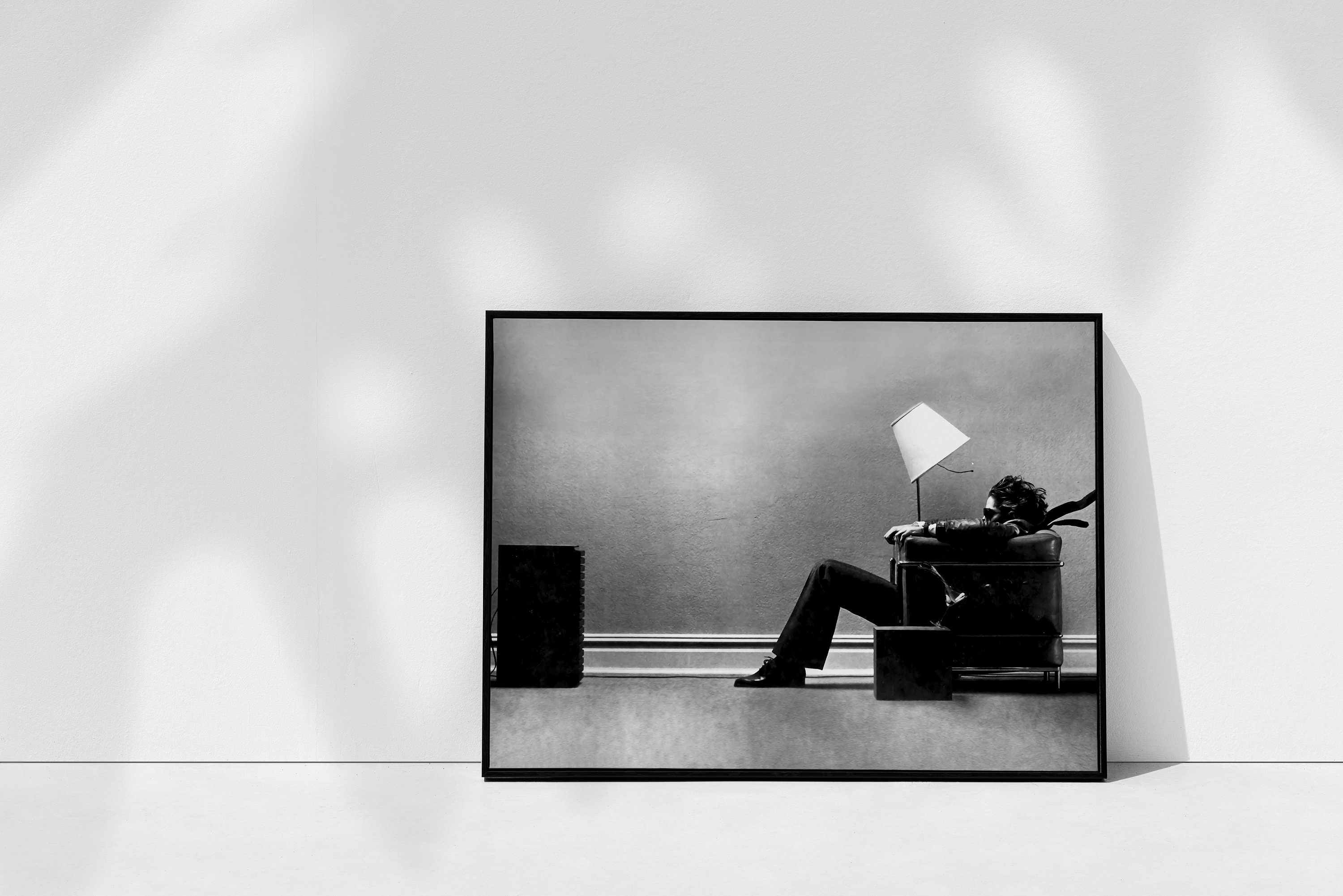 Blown-away Guy Black and White Print, Maxell Ad 1979 by Steve Steigman ...