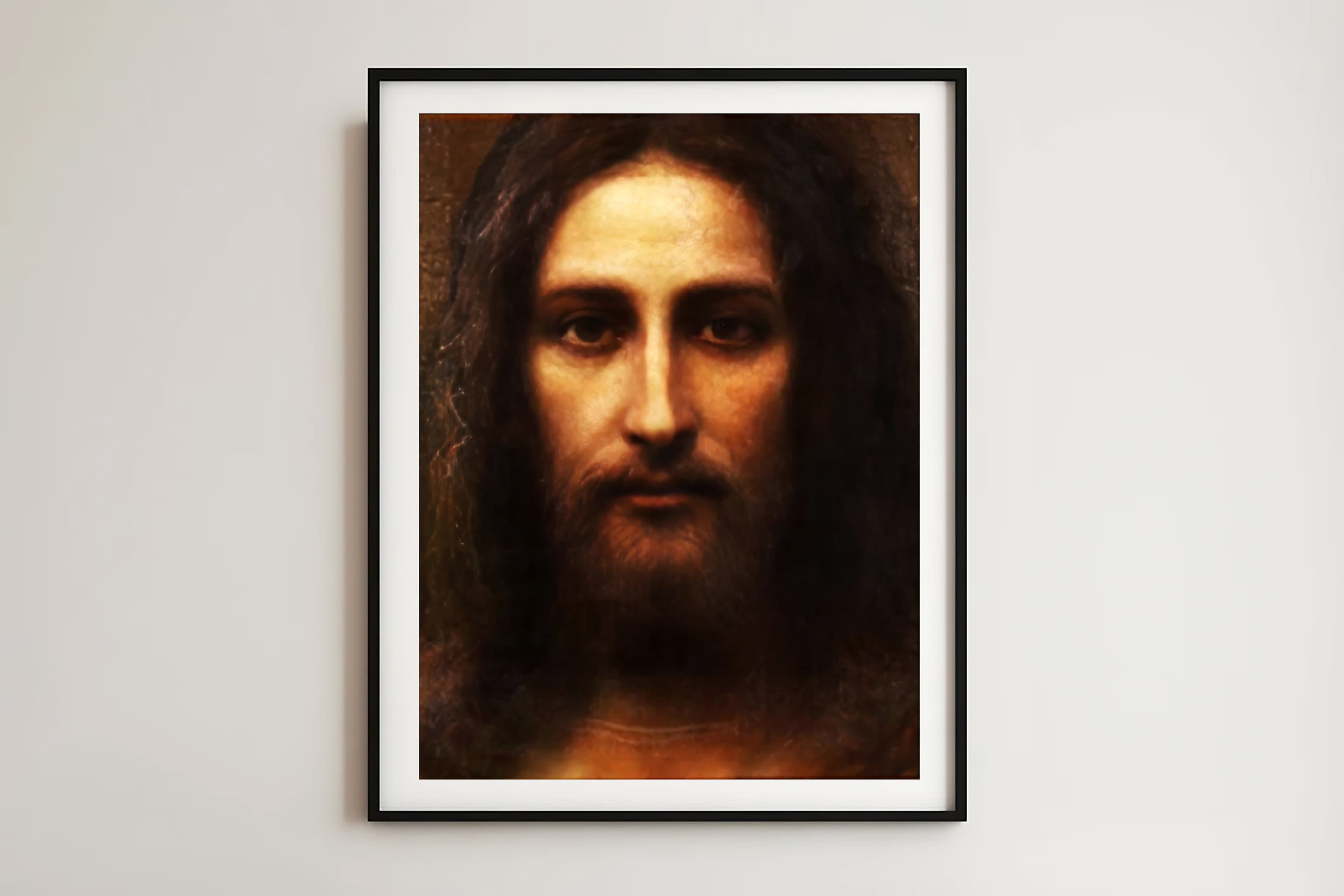 Real Face of Jesus, Jesus Art, Jesus Print, Christ Art, Christian Gifts ...