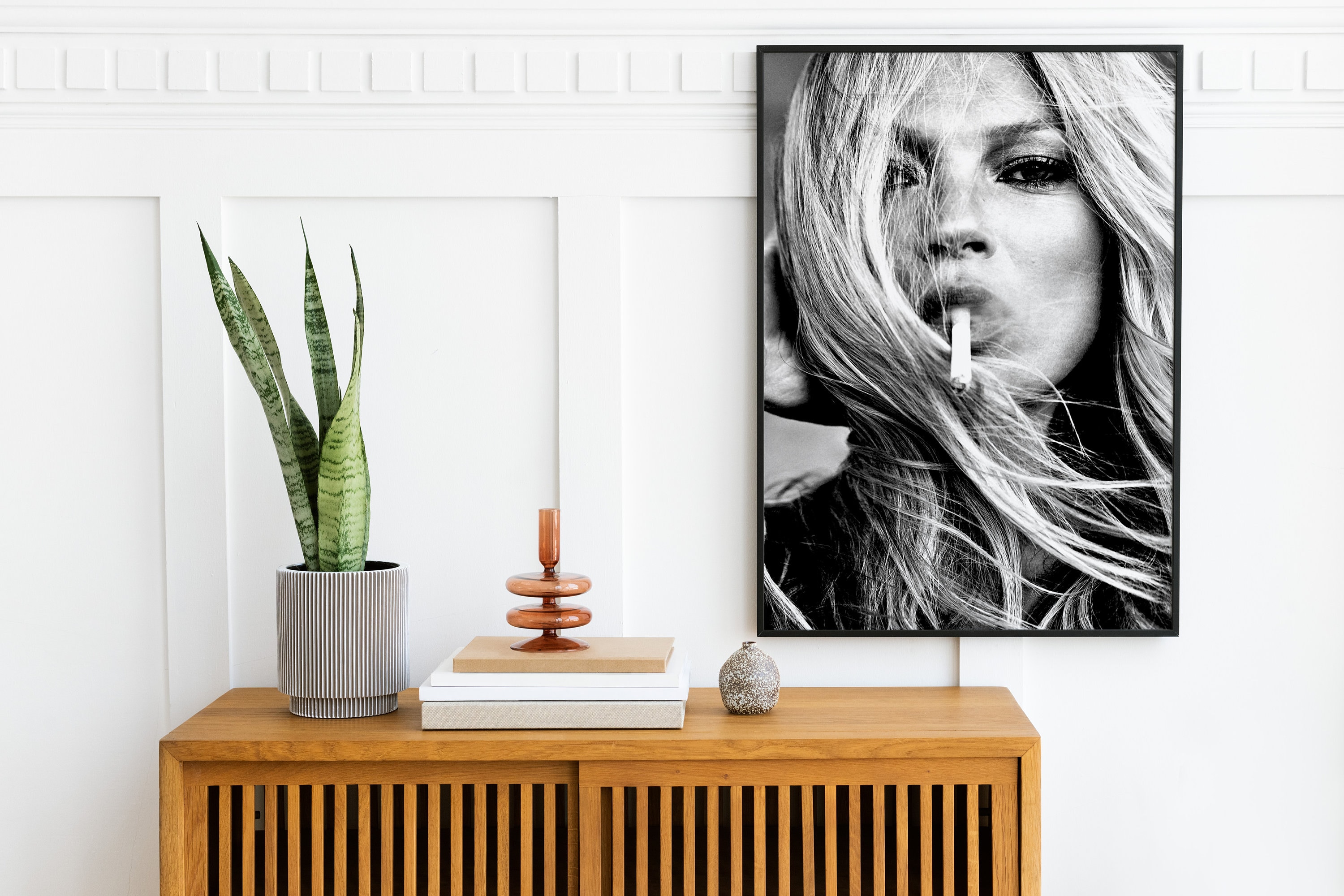 Kate Moss Poster: Black and White Fashion Print (digital Download) - Etsy