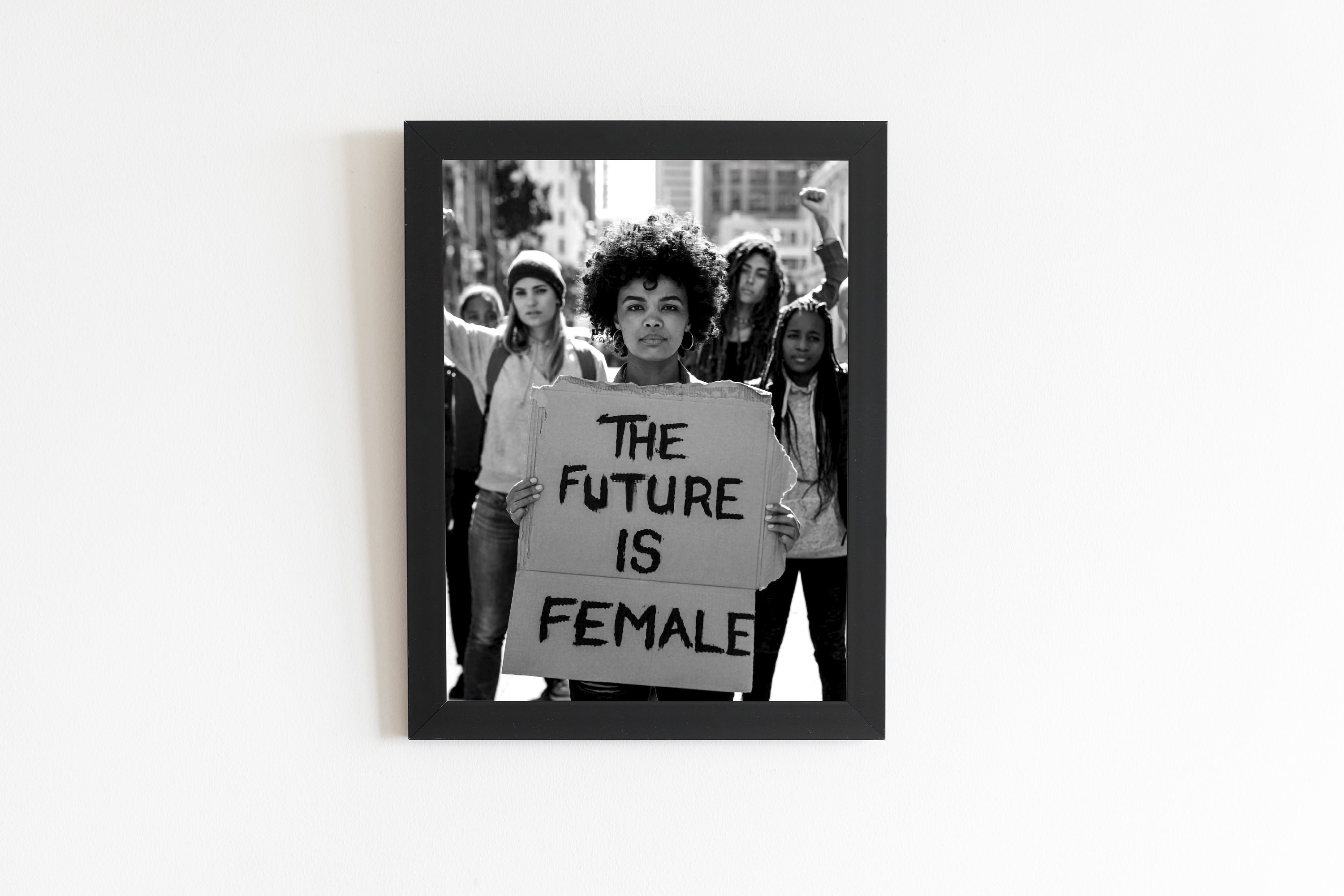 Feminist Poster the Future is Female Vintage Wall Art Digital Download ...