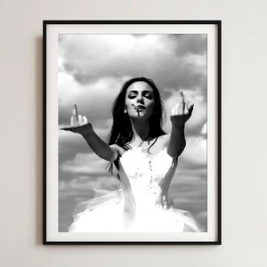 Feminist Middle Finger Art Print: Girl Power Vintage Poster (digital ...