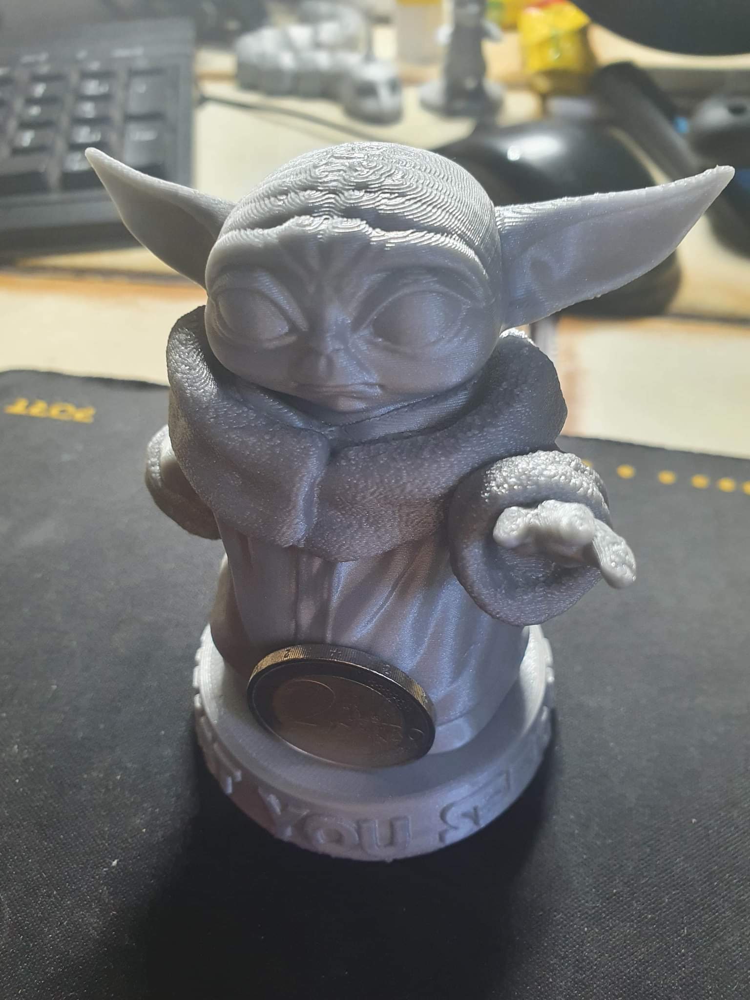 Star Wars Baby Yoda 3d Printed Figure - Etsy