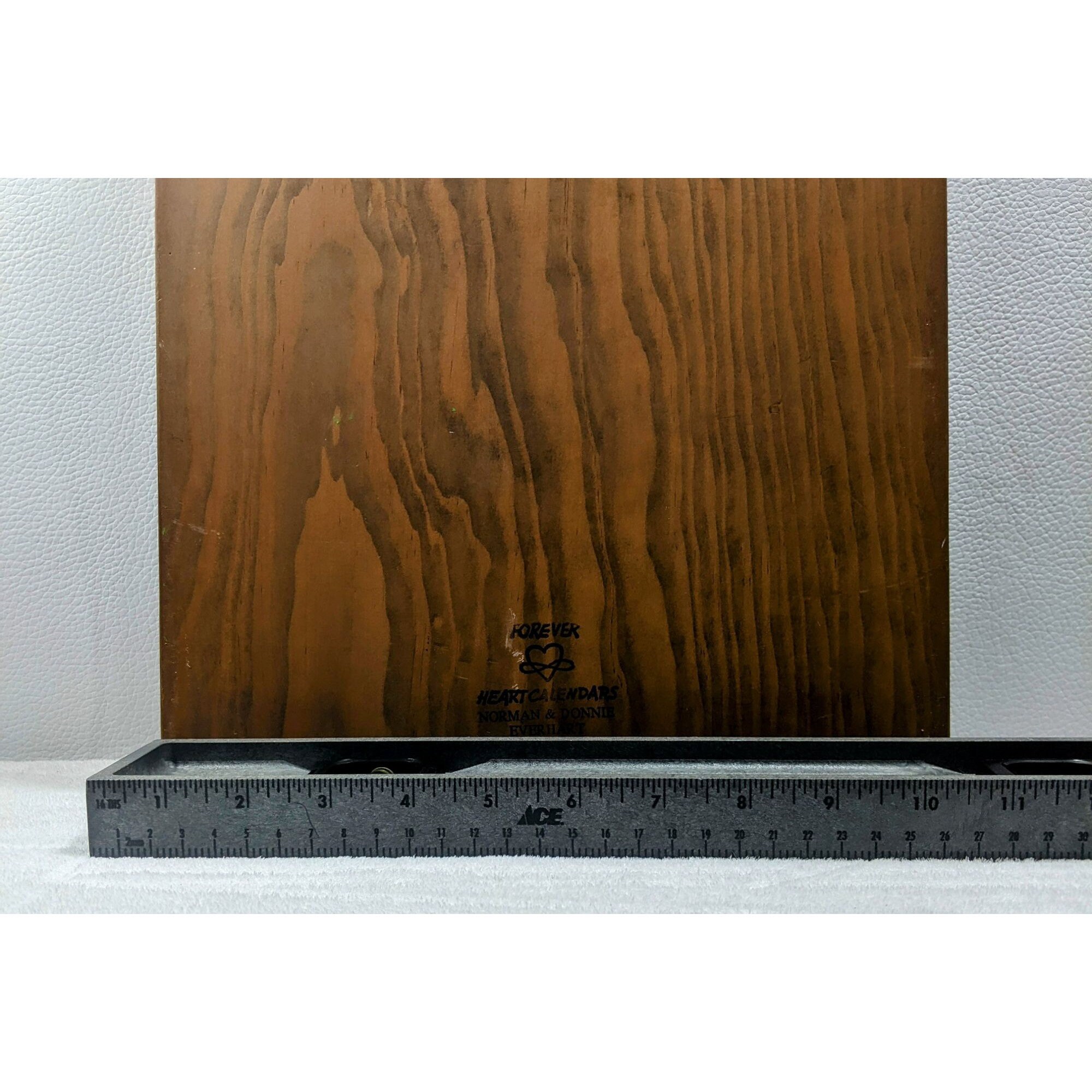 Vintage 1994 Forever Heart Calendars Brand Wooden Perpetual Calendar ...
