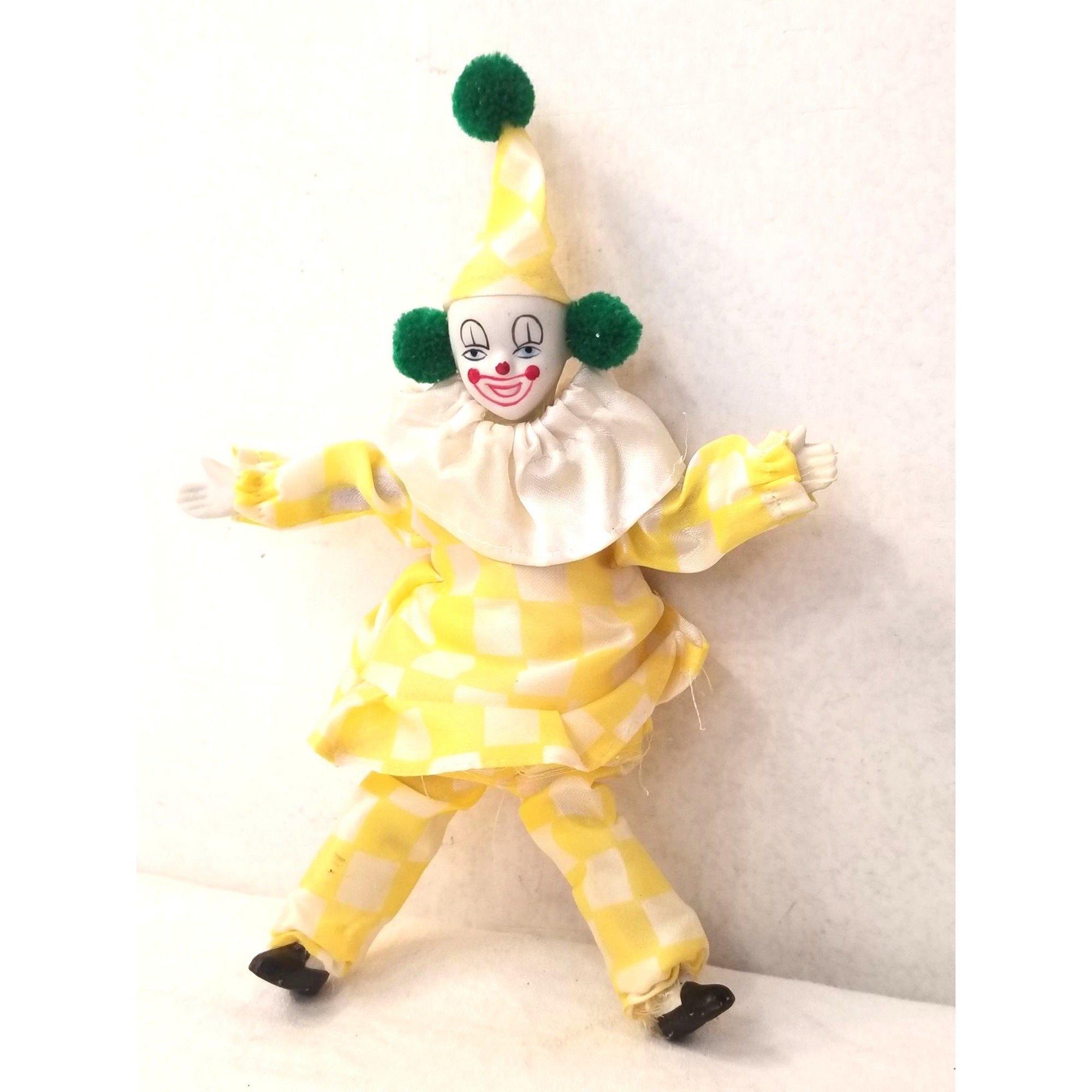 Vintage Clown Bendable Posable Porcelain Face Hands Shoes - Etsy