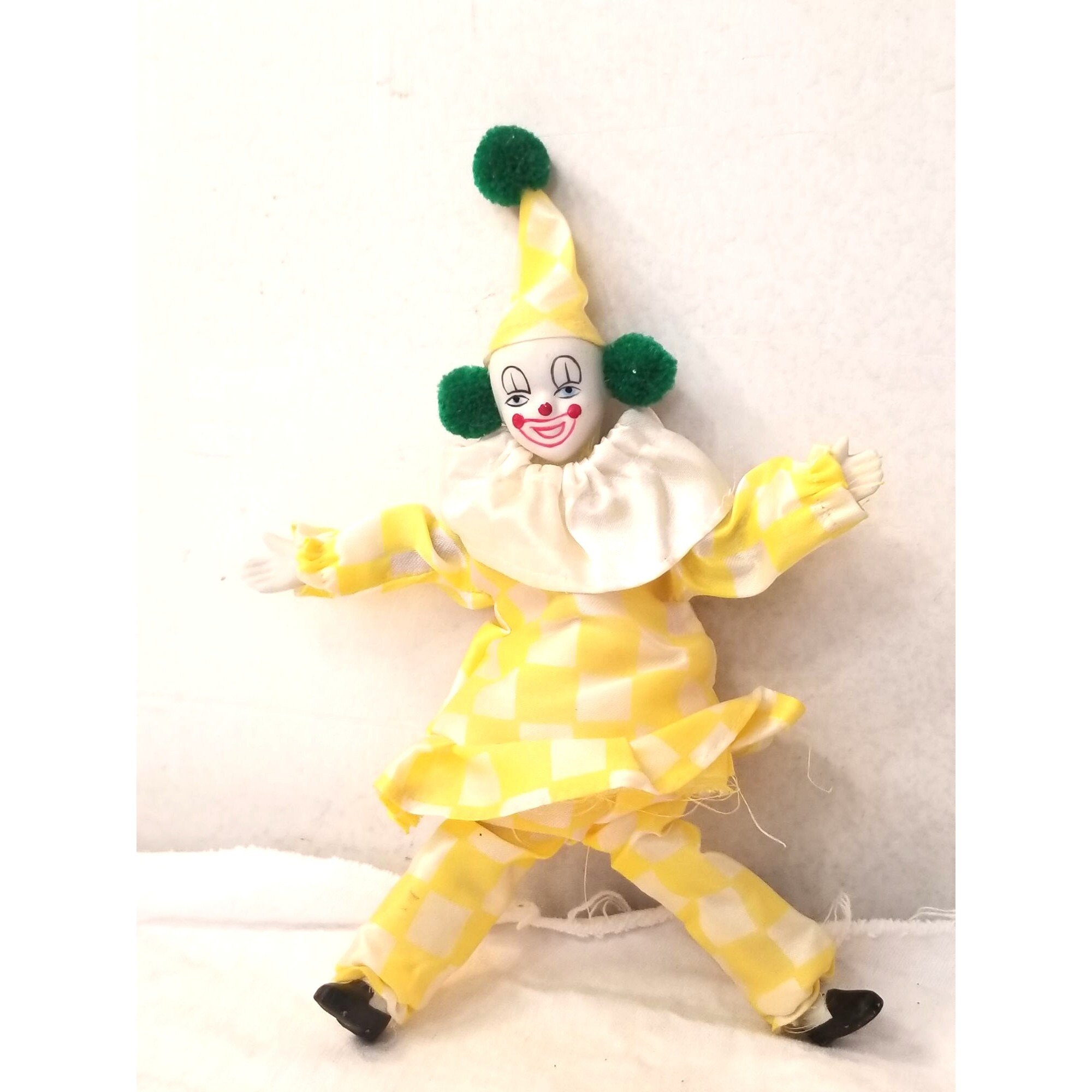 Vintage Clown Bendable Posable Porcelain Face Hands Shoes - Etsy