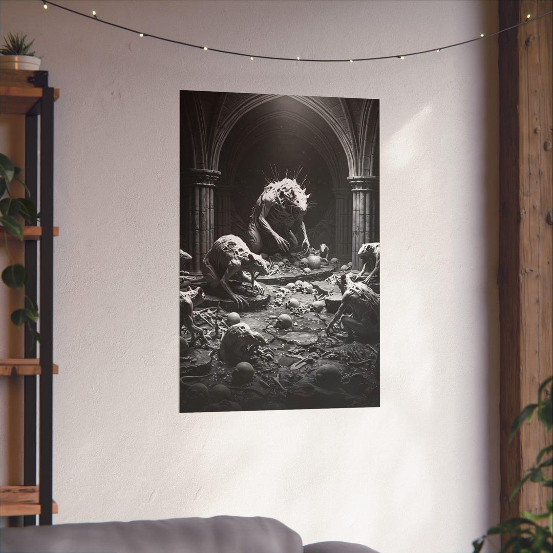Rats in the Walls Lovecraft Poster: Gothic Horror Cinematic Print - Etsy
