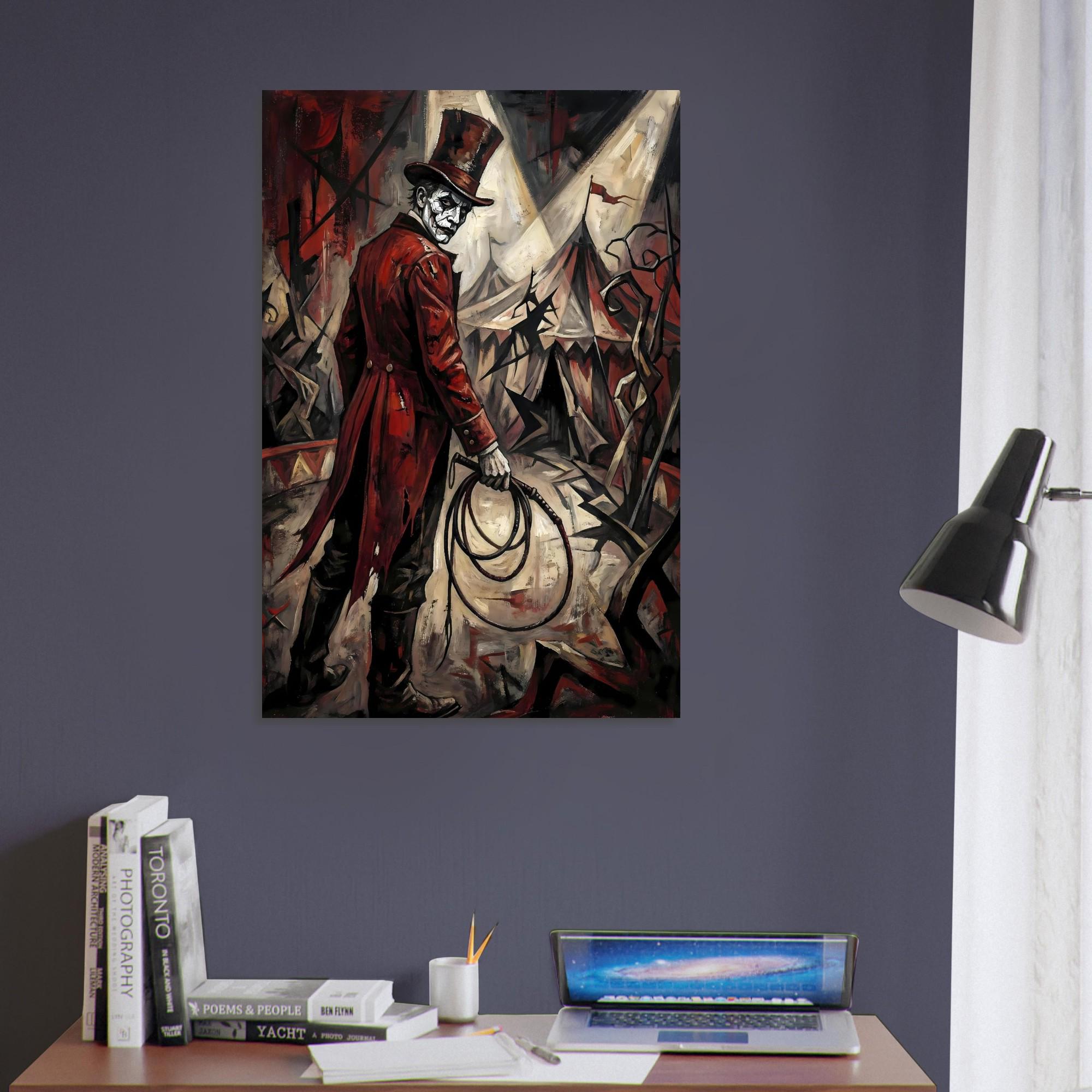 Dark Circus Ringmaster Surreal Gothic Horror Poster - Etsy